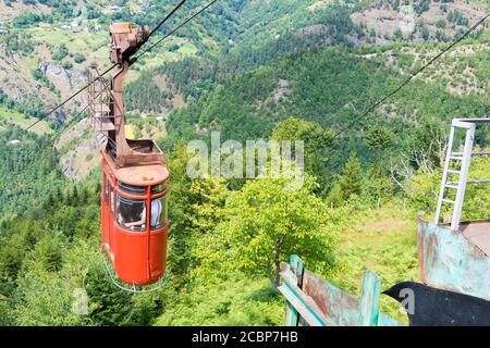 Khulo, Georgia - Ropeway in Khulo, Adjara, Georgia. It is built by ...