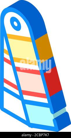 spectrum for color matching isometric icon vector. spectrum for color ...