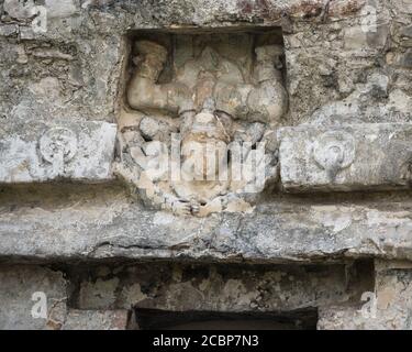 The Temple of the Diving God or Descending God in the ruins of the ...