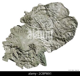 Shape of Al Dali', governorate of Yemen, and its capital. Distance ...