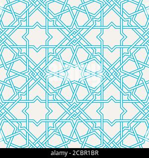 Entwined modern pattern, based on traditional oriental arabic patterns ...