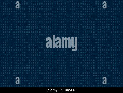 Binary code seamless vector texture with copyspace. Abstract green ...