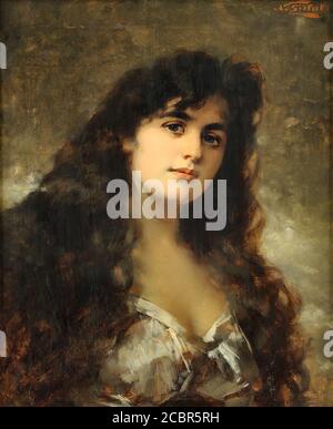 Sichel Nathaniel - an Oriental Beauty 3 - German School - 19th Century ...