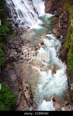 Bad Gastein waterfall Gasteiner Ache river Stock Photo - Alamy