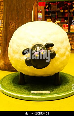 Shirley the Sheep figure from Shaun the Sheep at Expocity,Osaka.JAPAN ...