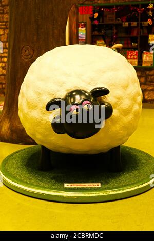 Shirley the Sheep figure from Shaun the Sheep at Expocity,Osaka.JAPAN ...