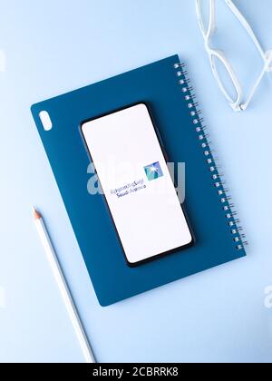 Assam, india - Augest 2, 2020 : Saudi Aramco a saudi arabian oil ...