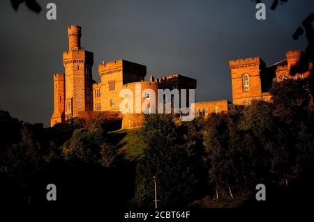 Sunset on Inverness Castle (August 2020 Stock Photo - Alamy