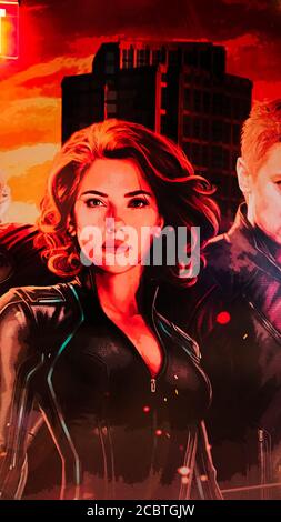 Marvel comic strip close up Stock Photo - Alamy