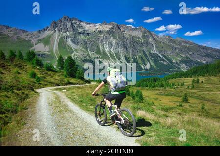 Dirt road Alps mountain landscape Bavaria Germany Stock Photo - Alamy