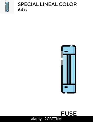 Fuse Special lineal color vector icon. Illustration symbol design template for web mobile UI ...