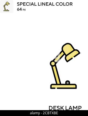 Desk lamp Special lineal color vector icon. Desk lamp icons for your business project Stock ...
