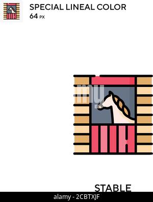 Stable Special lineal color vector icon. Stable icons for your business ...