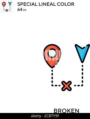 Split Special lineal color icon. Illustration symbol design template ...