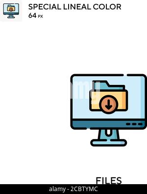 Files special lineal color vector icon. Files icons for your business ...