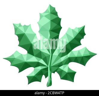 emerald leaf icon Stock Vector Image & Art - Alamy