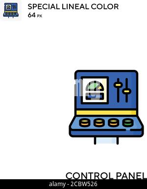 Control-panel-1 Special lineal color icon. Illustration symbol design ...