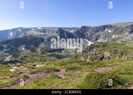 Amazing Landscape of Rila mountain near The Fish Lakes (Ribni Ezera ...