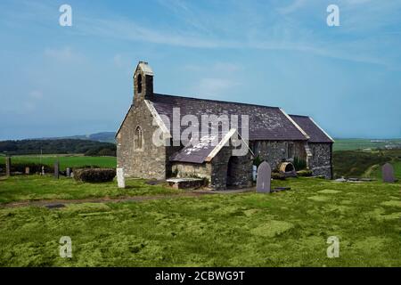 St Maethlu's Church, Llanfaethlu, Anglesey, is a medieval church dating ...