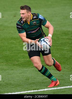Dan Biggar of Northampton Saints, in his first match since announcing ...