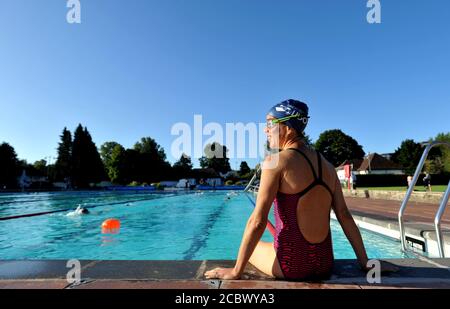 Sandford Park Lido in Cheltenham reopened this morning at 6.30am for ...
