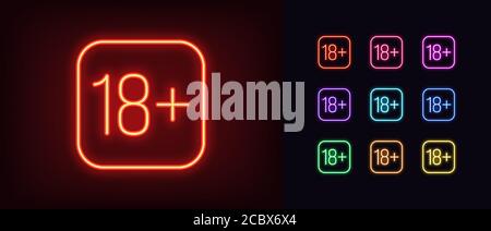 18 plus adult restriction sign Stock Vector Image & Art - Alamy