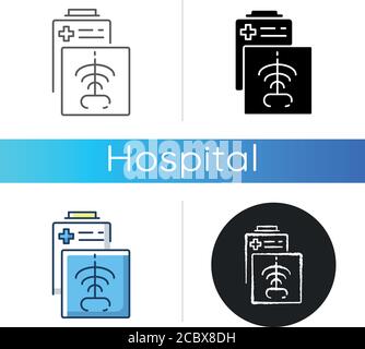 radiologic technologist scanner line icon vector illustration Stock ...