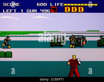 Dynamite Duke - Sega Master System - SMS - editorial use only Stock ...