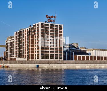 Quaker Oats Factory in downtown Cedar Rapids Stock Photo - Alamy