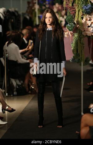 A model walks in the Myer Fashion Runway show Stock Photo - Alamy