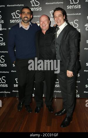 Pictured, L-R: Adam Goodes (2014 Australian of the Year and Sydney ...