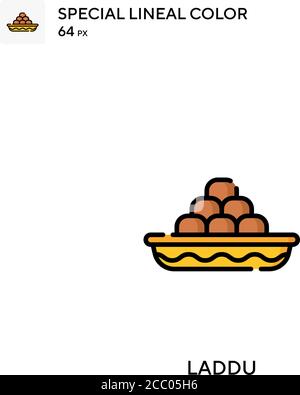 Ladoo special lineal color vector icon. Ladoo icons for your business project Stock Vector Image ...