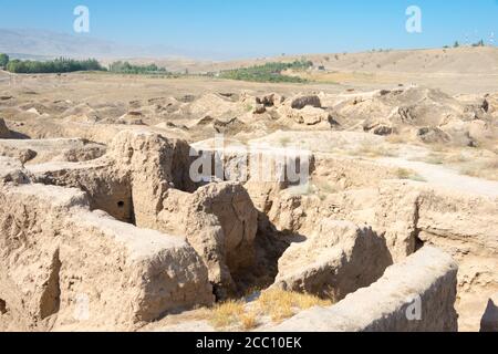 Panjakent, Tajikistan - Remains of Ancient Panjakent. a famous Historic ...
