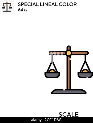 Scale Special lineal color vector icon. Scale icons for your business ...