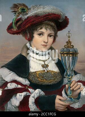 Wagner I Ferdinand - Elsa - German School - 19th Century - Wagner I ...