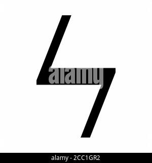 Koppa archaic greek sign Stock Vector Image & Art - Alamy