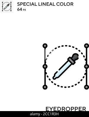 Eyedropper Special lineal color icon. Illustration symbol design ...