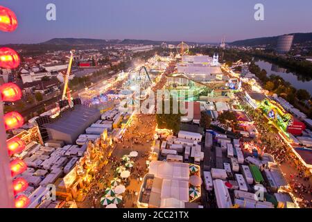 Germany, Baden Wuerttemberg, Stuttgart, People at fairground Stock ...