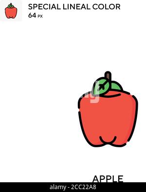 Apple Special lineal color vector icon. Apple icons for your business ...
