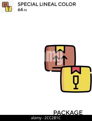 Package Special lineal color vector icon. Package icons for your ...