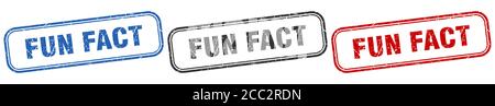 fun fact stamp. square grunge sign isolated on white background Stock ...