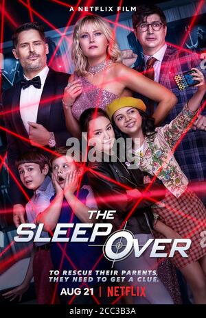 THE SLEEPOVER, from left: Lucas Jaye, Sadie Stanley, Cree Cicchino ...