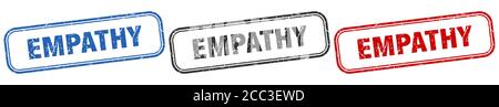 empathy stamp. empathy square grunge blue sign Stock Vector Image & Art ...