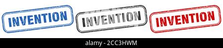 Invention Rubber Stamp Set Vector Stock Vector Image & Art - Alamy