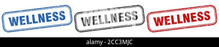 square grunge black wellness stamp Stock Vector Image & Art - Alamy