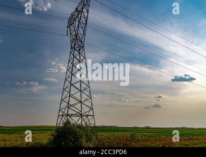 Transformer of a power pole. Brazilian energy distribution system Stock ...
