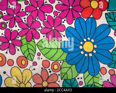 Vintage Floral Background Pattern Stock Photo - Alamy