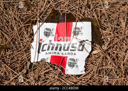 Sardinian flag and beer Stock Photo - Alamy