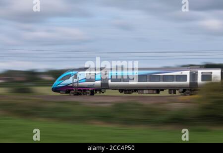 First Transpennine Express CAF class 397 electric train 397007 at speed ...
