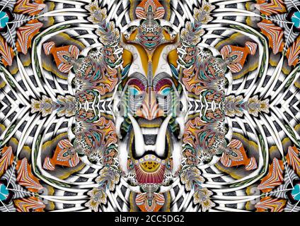 Traditional Boruca mask of Costa Rica Stock Photo - Alamy